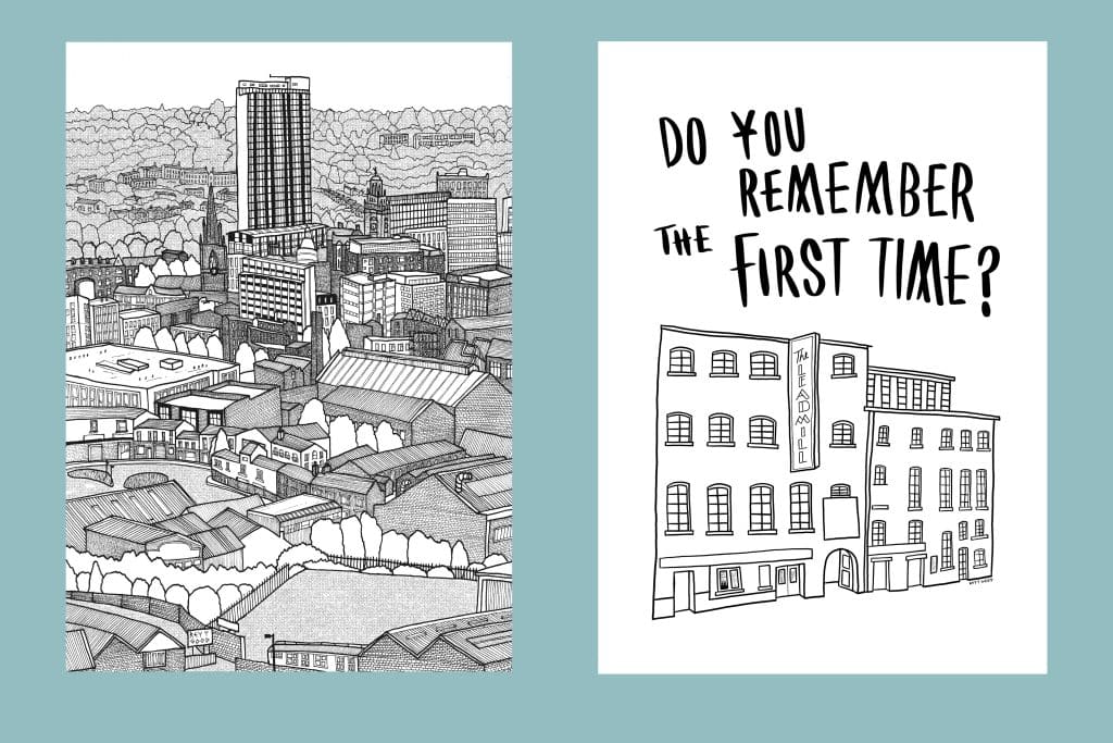 Reyt Good Illustration - Sheffield colouring book (20 page A4)