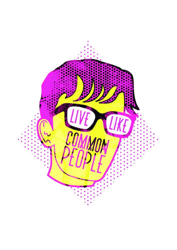 Reyt Good Illustration - Pulp 'Common People' Lyrics - Print