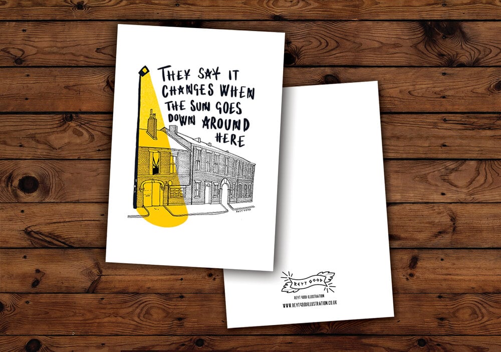 Reyt Good Illustration - Set of 4 - Music Postcards