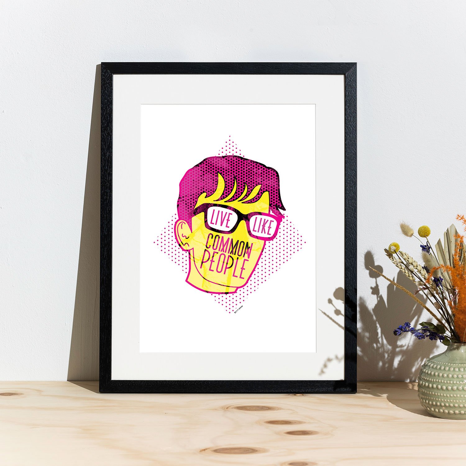 Reyt Good Illustration - Pulp 'Common People' Lyrics - Print