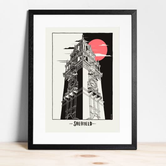 Reyt Good Illustration | Sheffield Art | Music & Cityscape Art