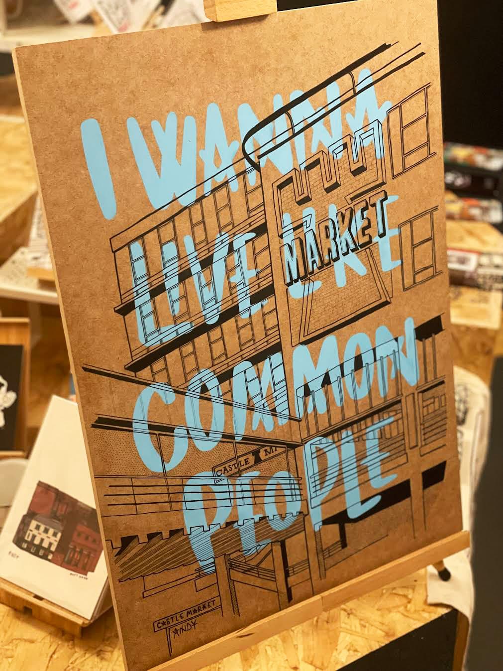 Reyt Good Illustration - Live Like Common People - Castle Market ...