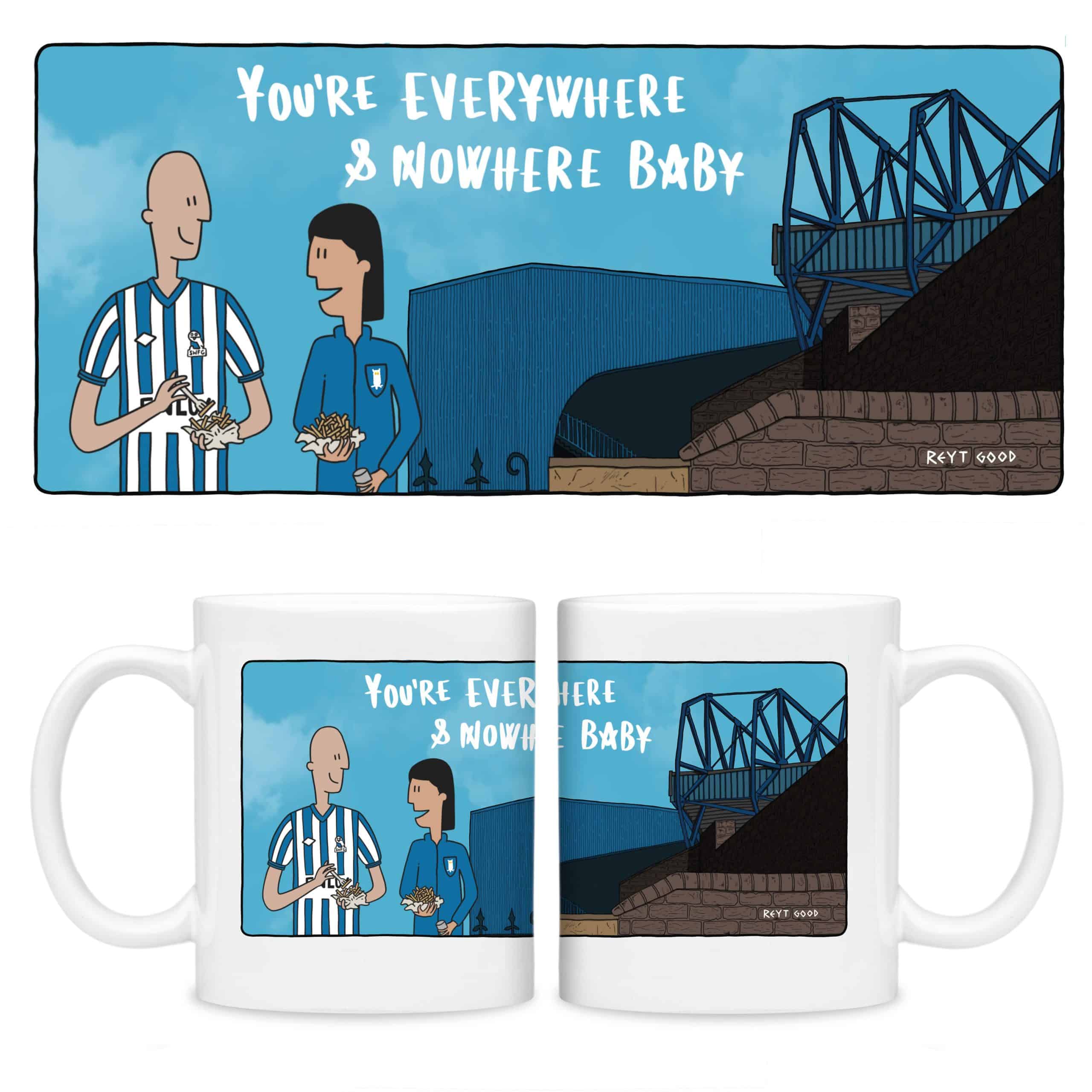Reyt Good Illustration - Everywhere and nowhere (SWFC) - Mug