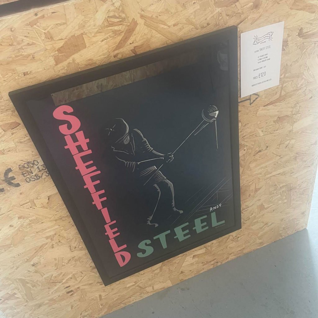 Sheffield Prints & Sheffield Cityscape Prints - Reyt Good Illustration