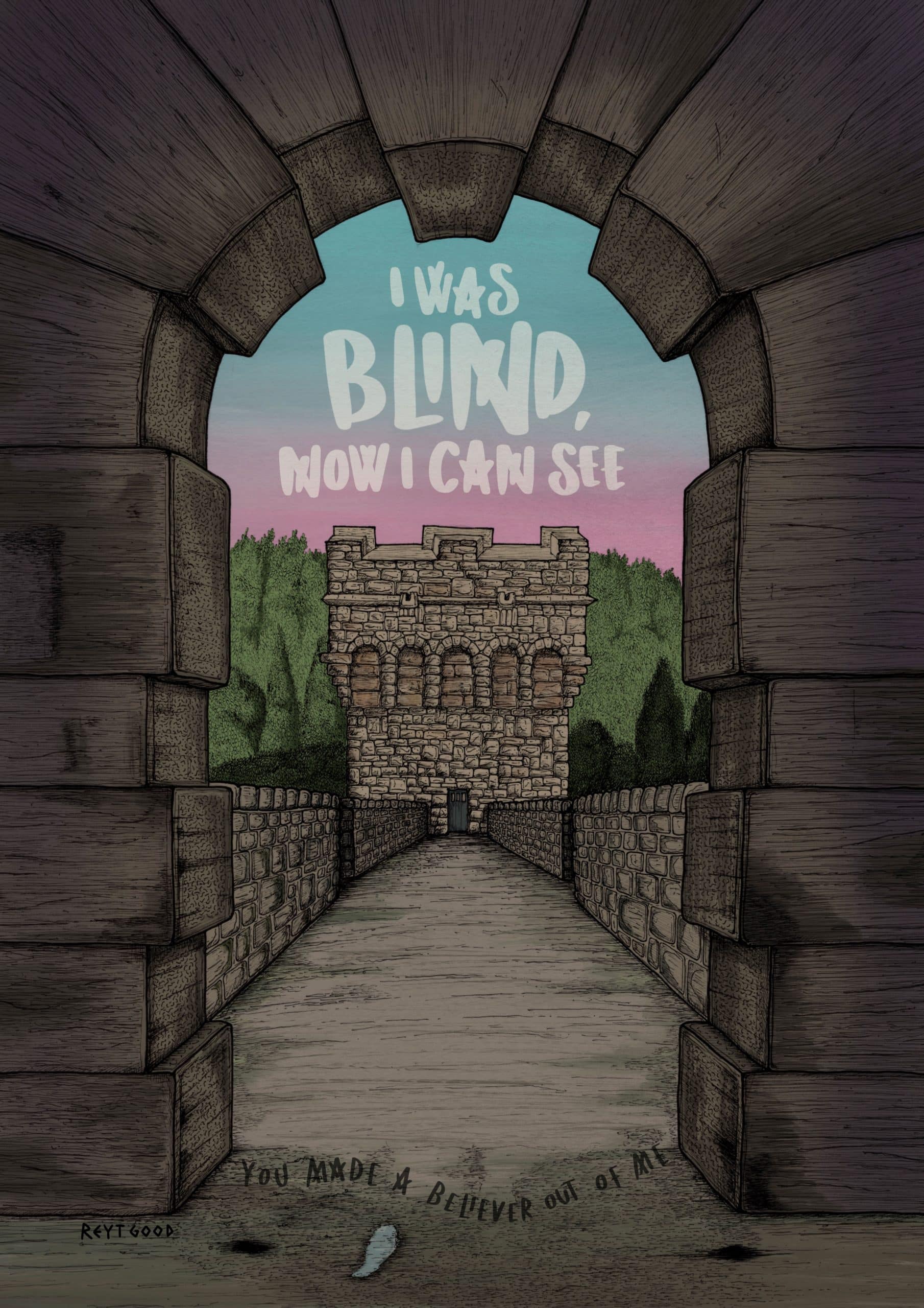Reyt Good Illustration - I was blind, now I can see