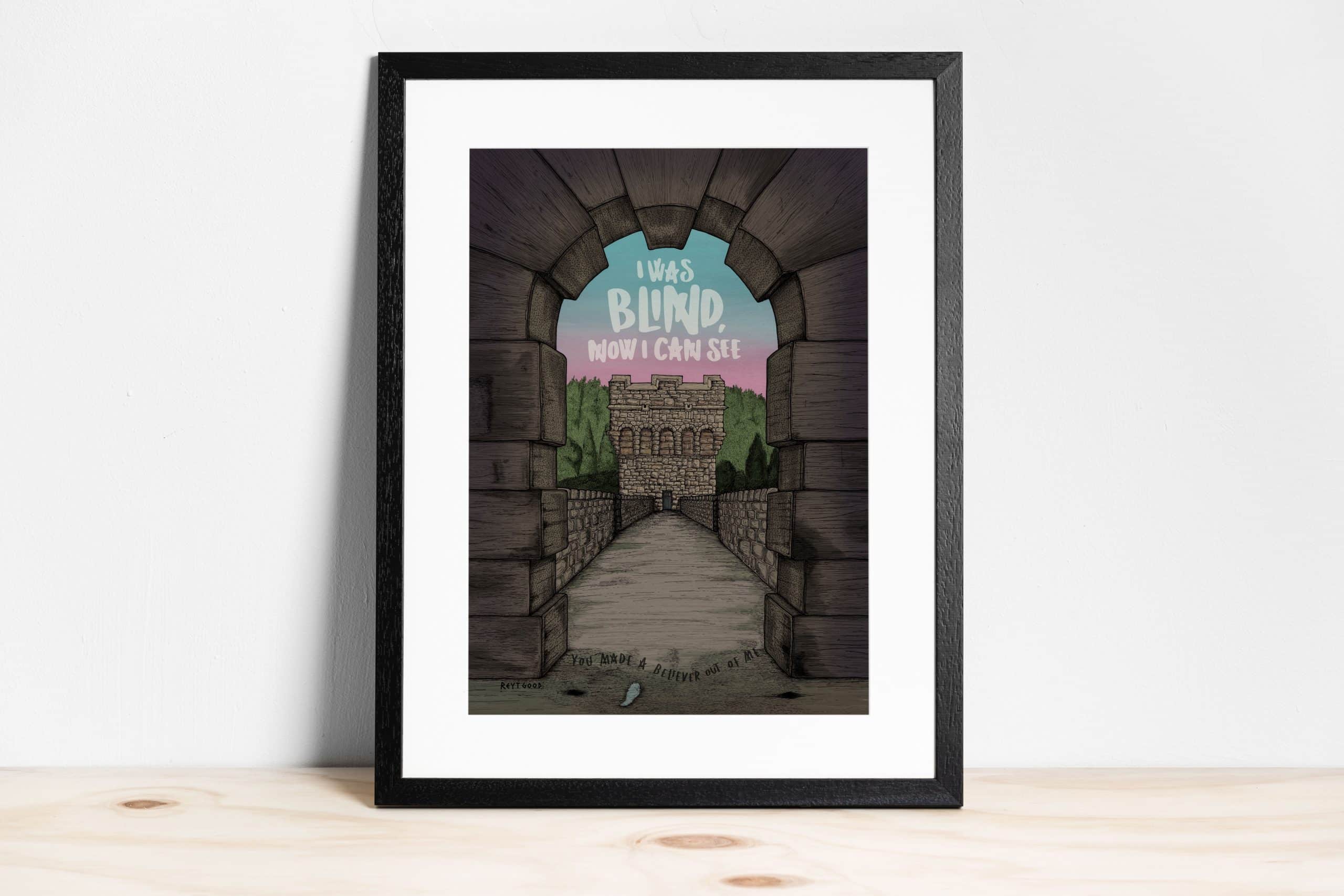 Reyt Good Illustration - I was blind, now I can see