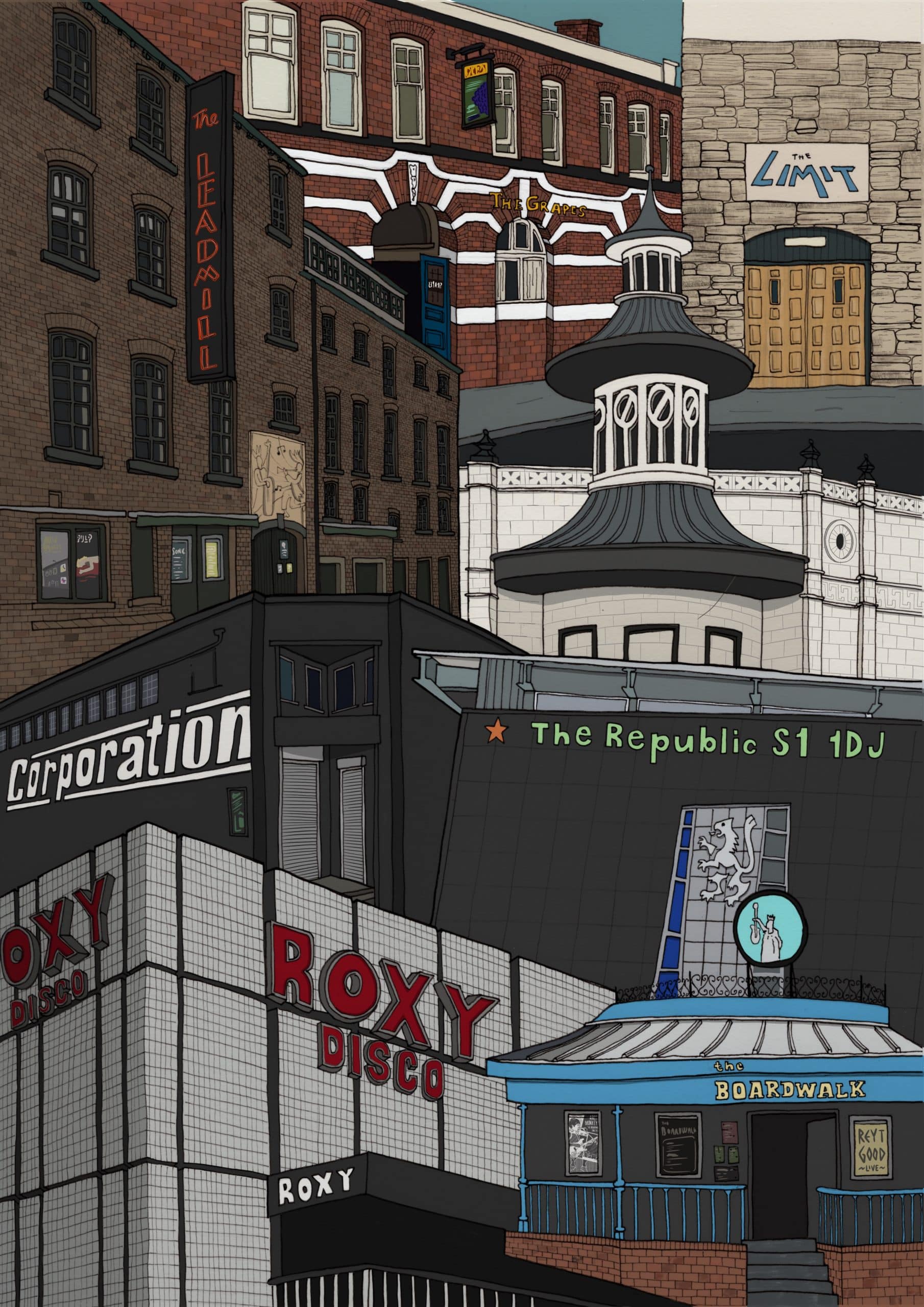 Reyt Good Illustration - Sheffield Sounds Reyt Good