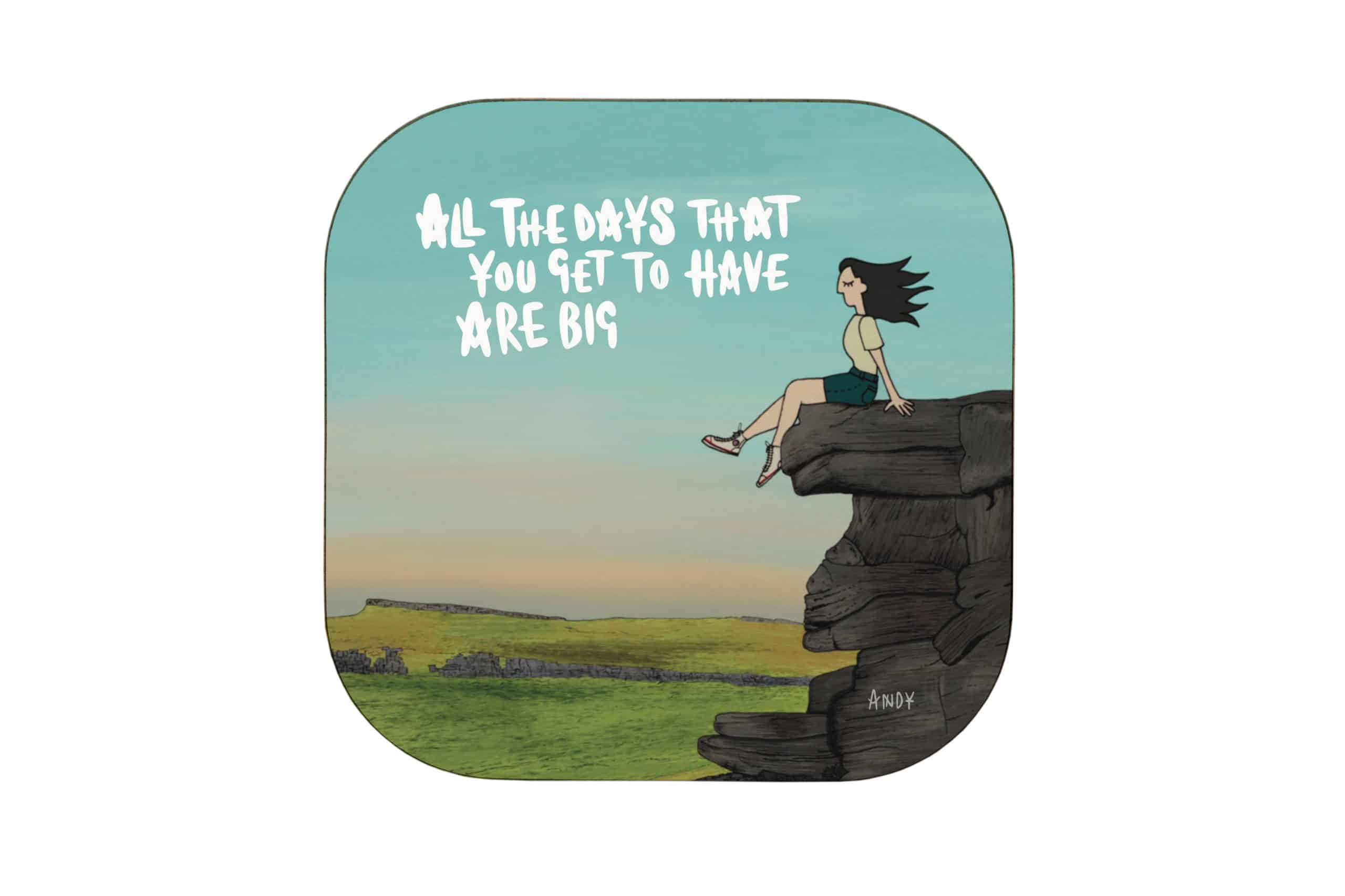 Reyt Good Illustration - All the Days Coaster